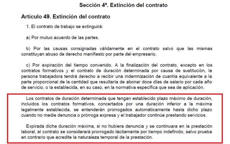 ¿Qué hacer si termina mi contrato sin aviso previo? - EXPERTOS EN LEYES